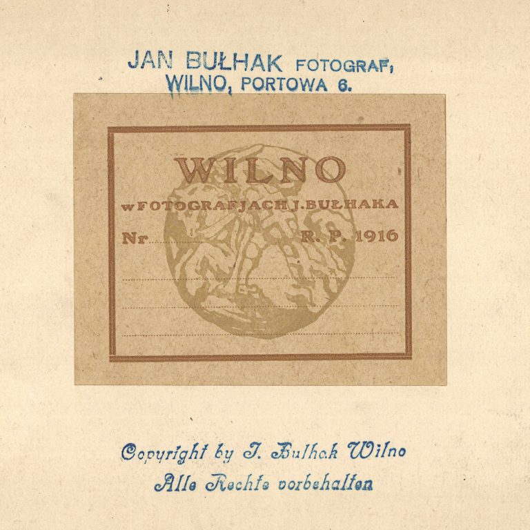 Jan Bułhak – the Man Who Captured Turn-of-the-Century Vilnius – Deep Baltic