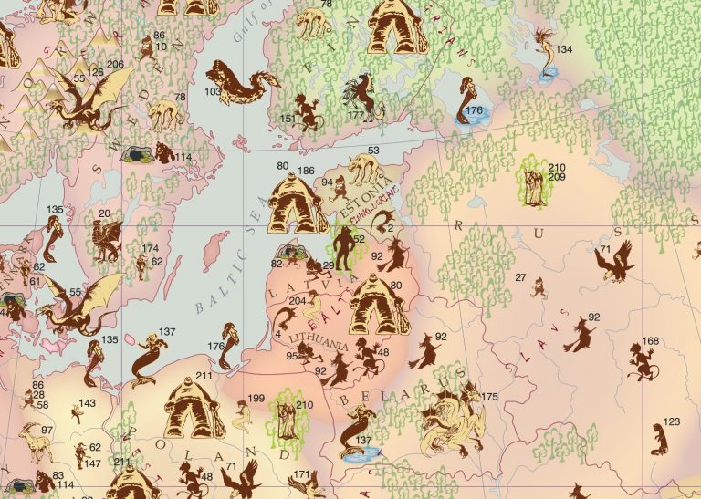 Mapping Folklore: Mythical Creatures of the Baltics and Beyond – Deep ...